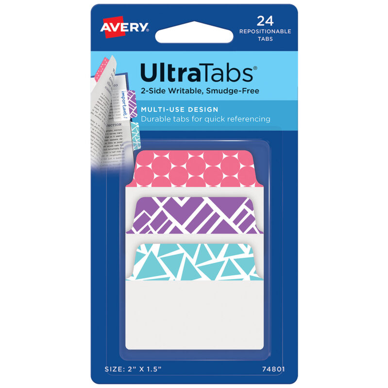 ULTRA TABS 24 TABS DISEÑO 5.08 x 3.81 – Avery